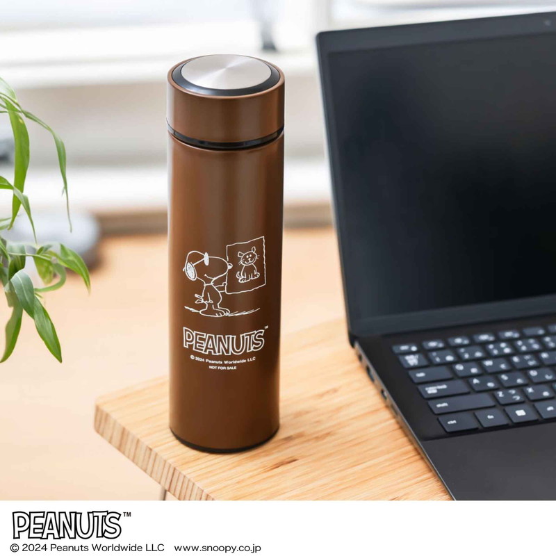 【次号予告】MonoMaster（モノマスター）2024年7月号《特別付録》PEANUTS（ピーナッツ）真空断熱二層構造＆茶こし付き！ スヌーピーデザインの保冷保温ボトル | 付録ライフ