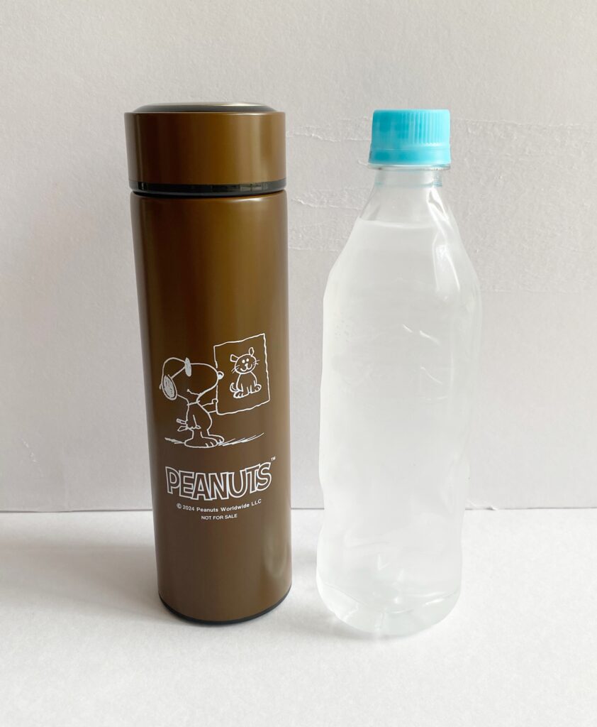 【フラゲレビュー】MonoMaster （モノマスター）2024年7月号《特別付録》PEANUTS [ピーナッツ] 真空断熱二層構造＆茶こし付き！ スヌーピーデザインの保冷保温ボトル | 付録ライフ
